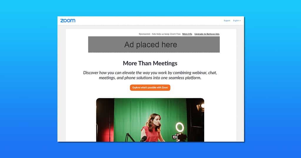 Zoom Tests Advertising for Users on Free Plan - The Mac Observer
