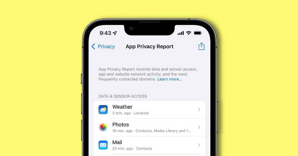 iOS 15.2 Update Finally Introduces the App Privacy Report - The Mac ...
