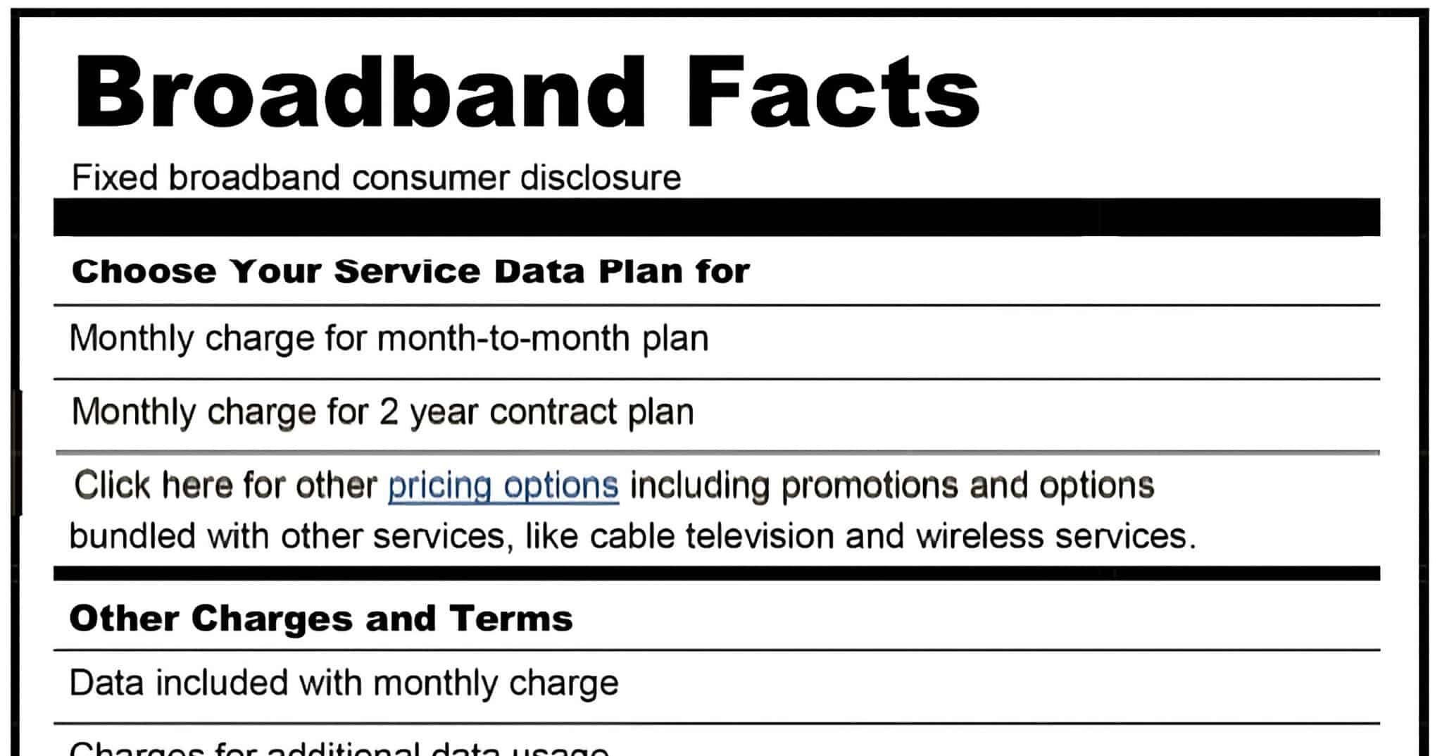 Broadband Nutrition Labels Should Be Simple, ISPs and Consumer Groups Urge