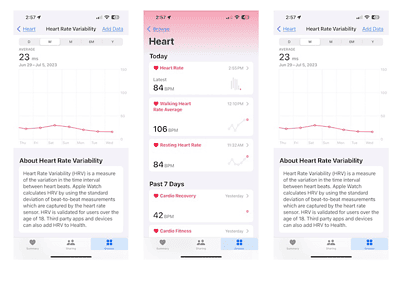 Tracking Your Heart Rate Variability with Apple Watch