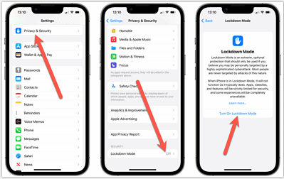 Apple Details Lockdown Mode With Groundbreaking Security Capability