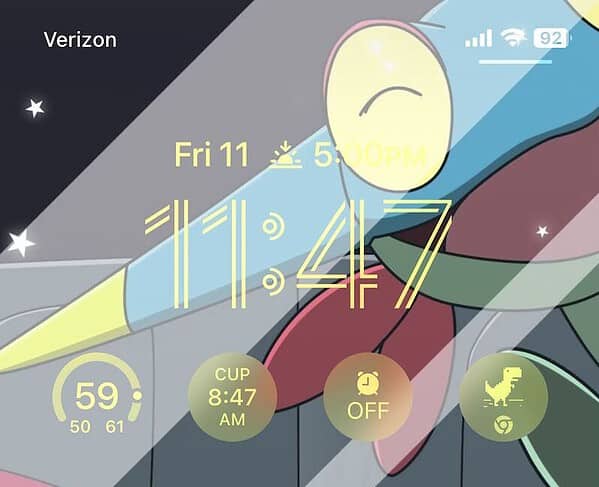 How to Add the Google Chrome Dino Game Widget to Your iOS 16 Lock Screen