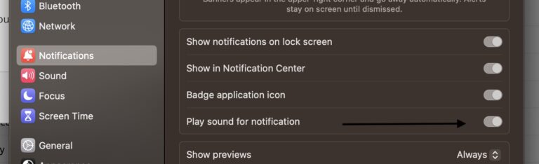 How to Enable and Disable Notification Sounds in macOS