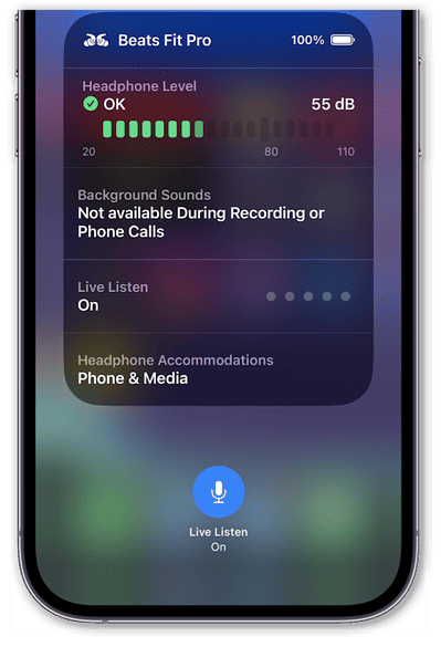 Hear More Clearly Using Live Listen With AirPods or Beats Headphones