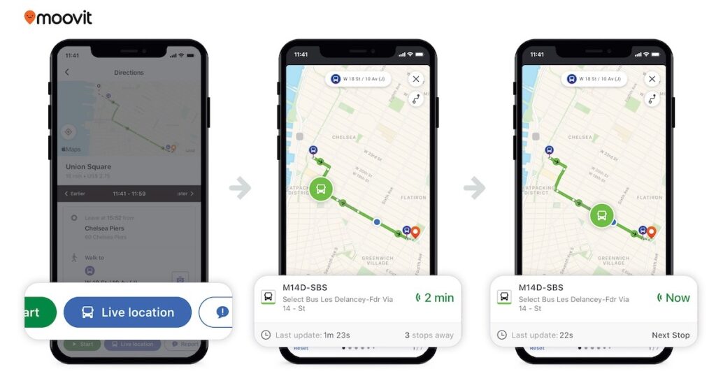 Moovit's New Live Location Feature Makes Urban Mobility Easier Than Ever