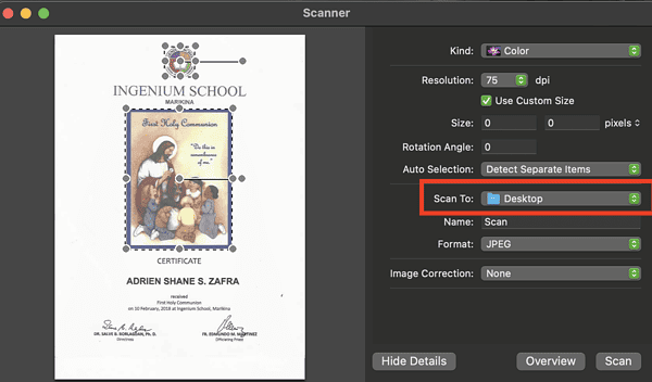 macOS: How to Scan Images and Documents