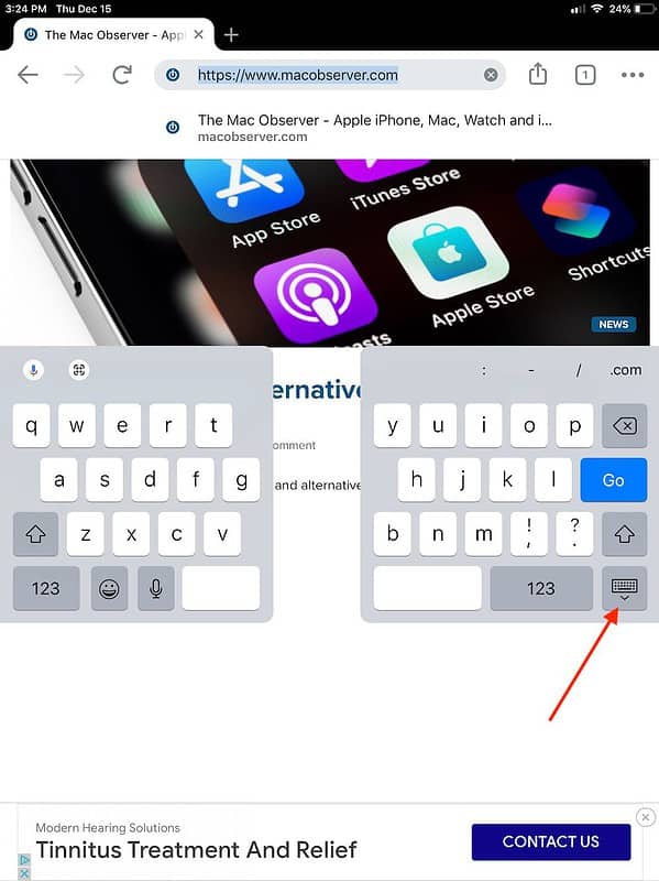 How to Fix a Split Keyboard on iPad
