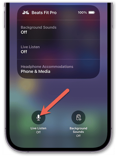 Hear More Clearly Using Live Listen With AirPods or Beats Headphones