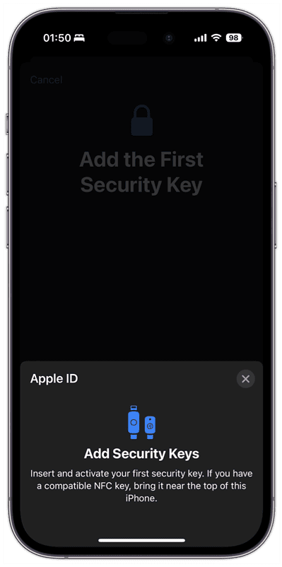 How to Set Up Security Keys for Apple ID on Your iPhone