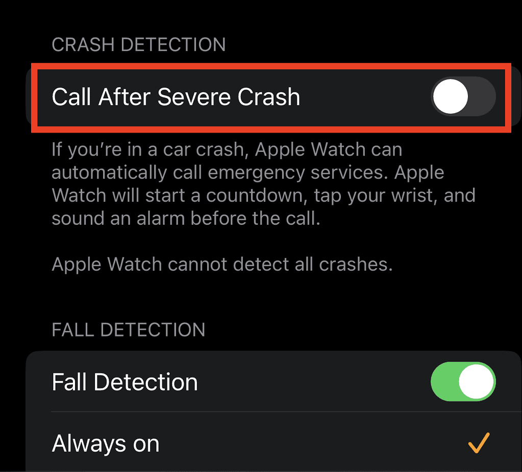 iPhone Crash Detection Settings: Off or On?