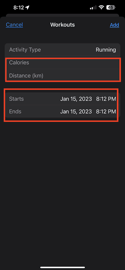 How to Manually Add A Workout to Apple Watch