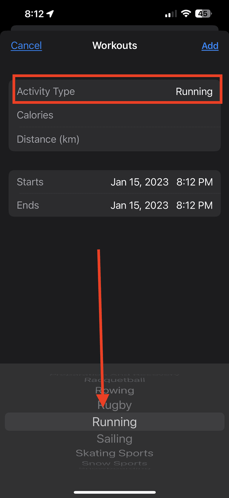 How to Manually Add A Workout to Apple Watch