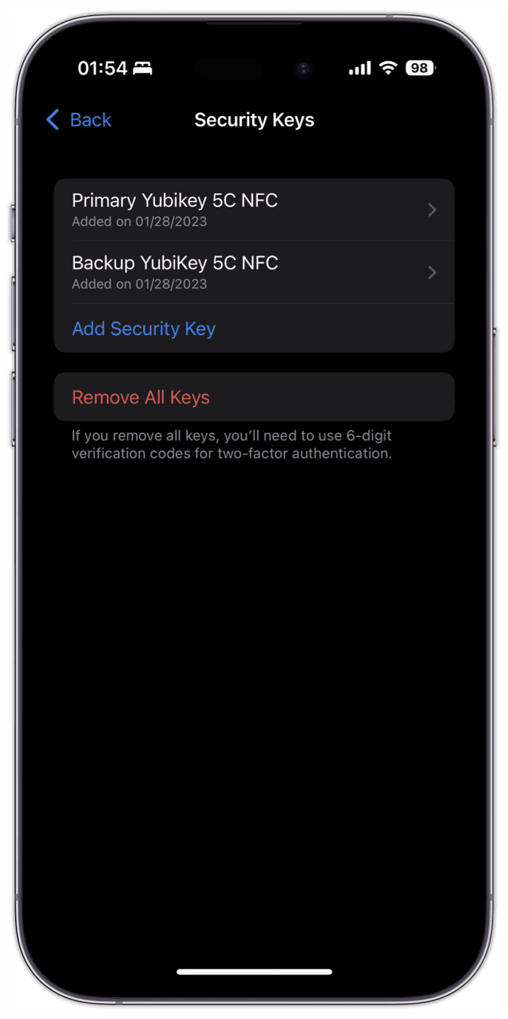 How to Set Up Security Keys for Apple ID on Your iPhone