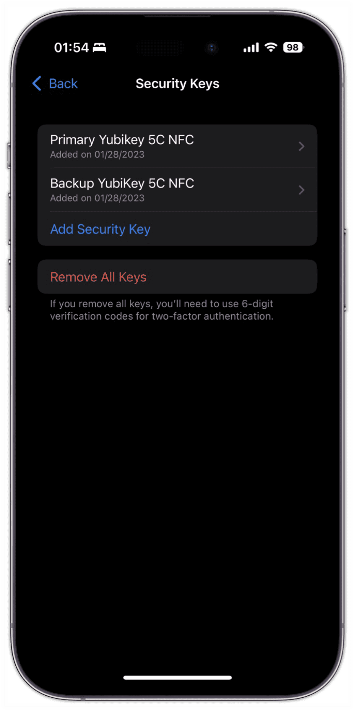 How to Set Up Security Keys for Apple ID on Your iPhone
