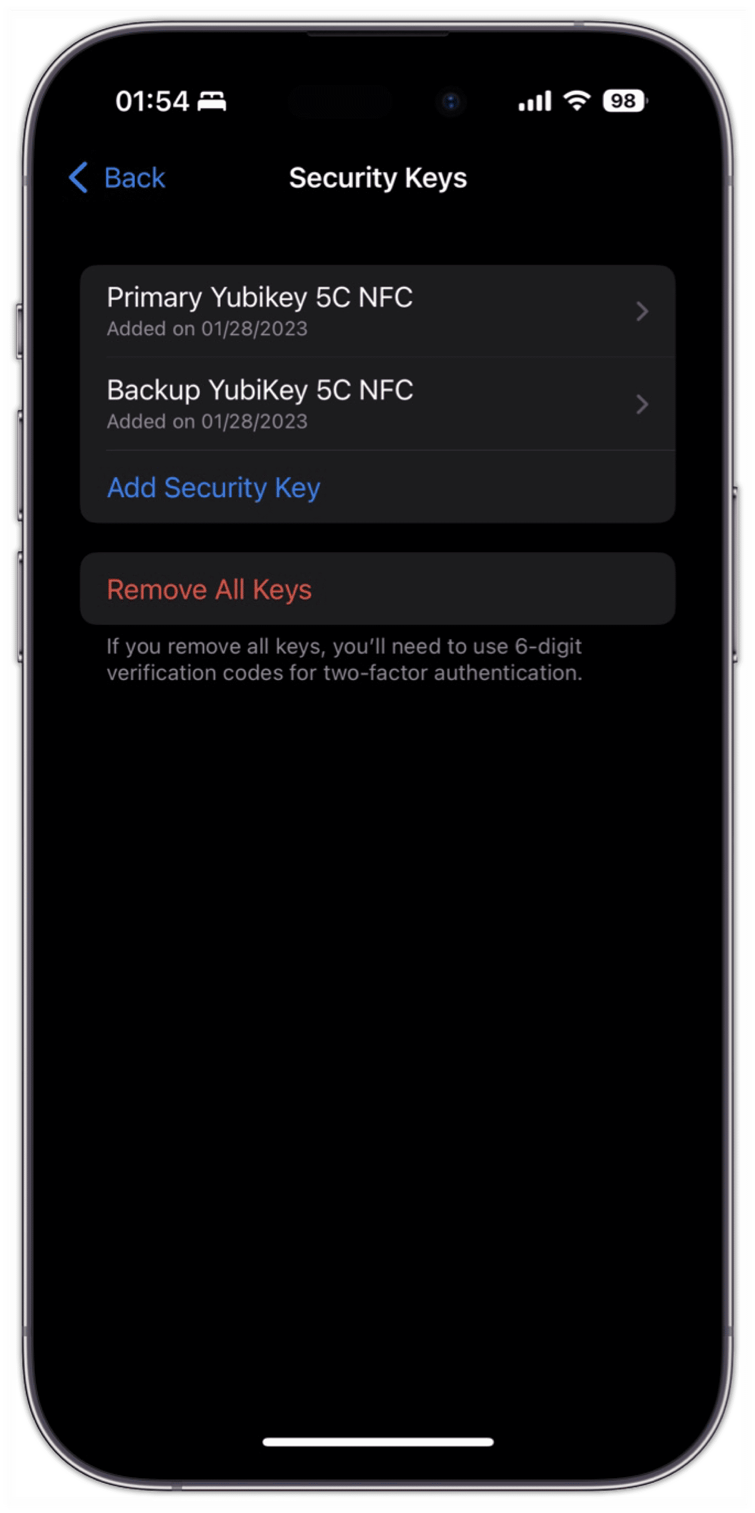 How to Set Up Security Keys for Apple ID on Your iPhone