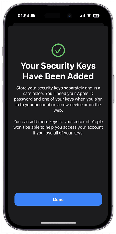 How to Set Up Security Keys for Apple ID on Your iPhone
