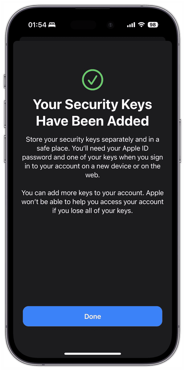 How to Set Up Security Keys for Apple ID on Your iPhone