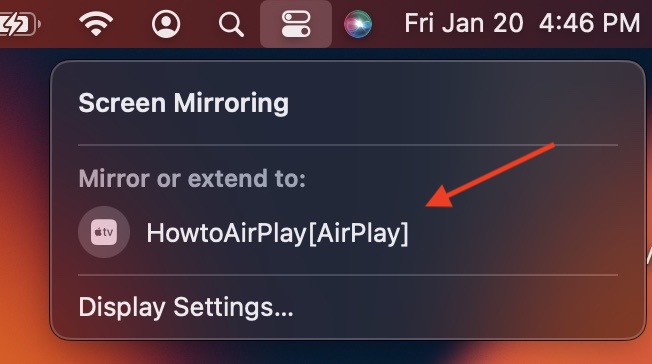 How to AirPlay or Screen Mirror Mac to TV