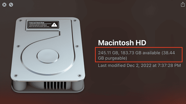 How to Check Storage on Mac