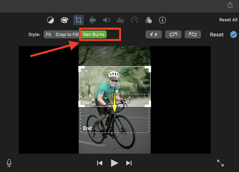 How to Use the Ken Burns Effect in iMovie