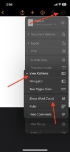 How to Add Word Count on Pages