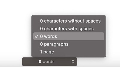 How to Add Word Count on Pages