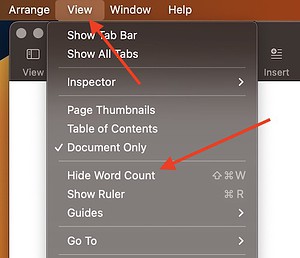 How to Add Word Count on Pages- The Mac Observer