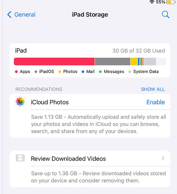 How to Get More Storage on iPad