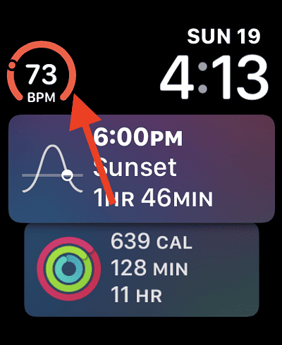 How to Show Heart Rate (Pulse) Directly on Apple Watch Face