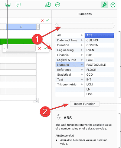 How to Write Formulas in Apple Numbers and More