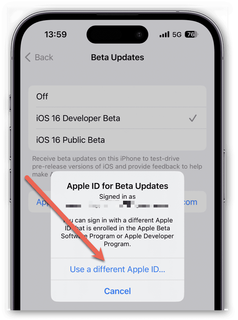 How To Change Your Apple ID for Beta Downloads