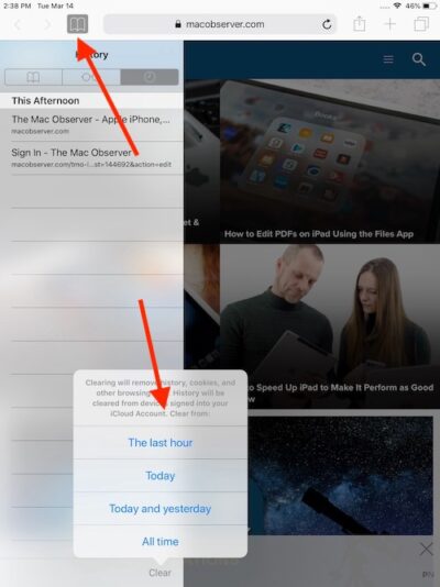 How to Clear Cache on iPad: Three Most Popular Browsers - The Mac Observer
