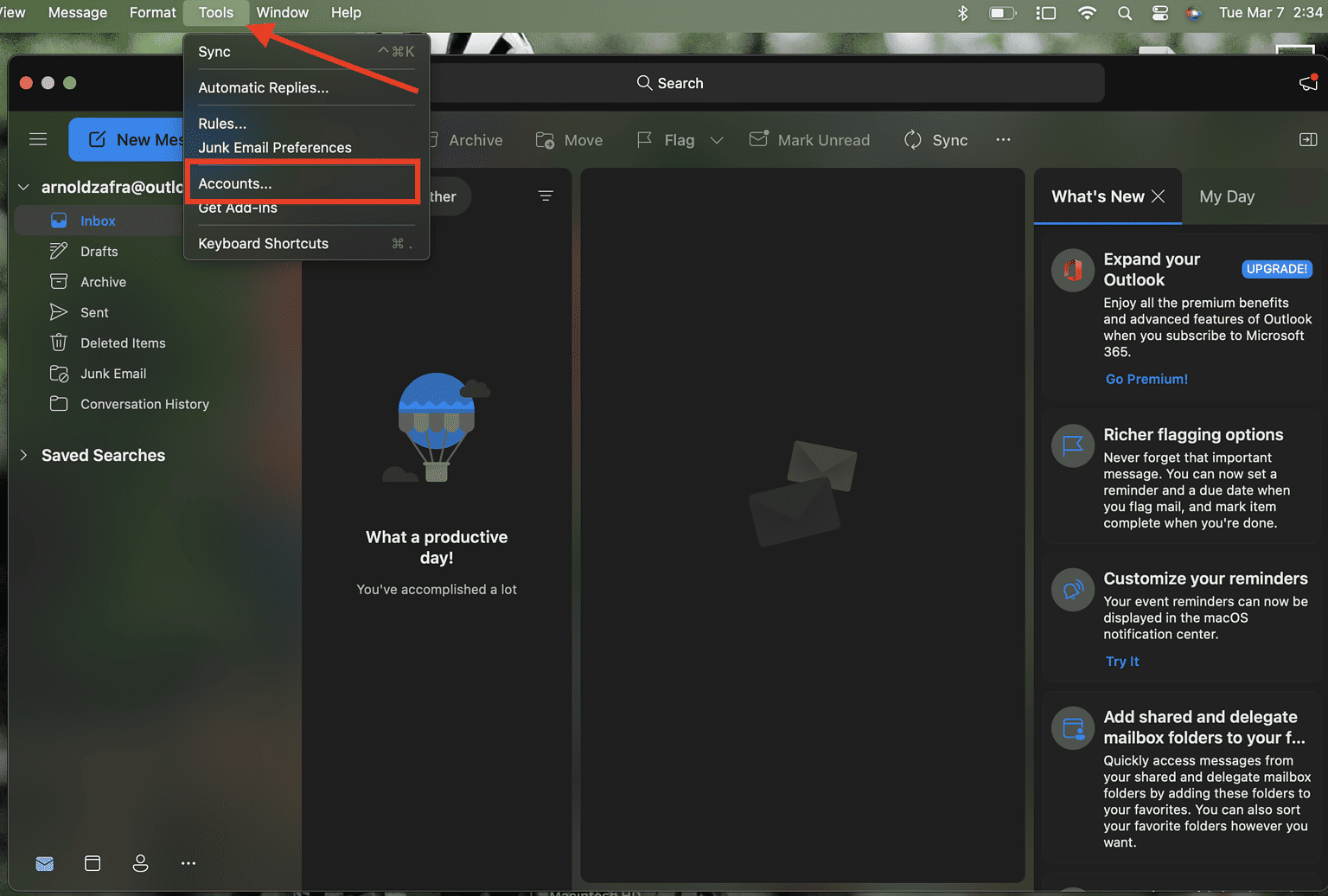 How to Set Up iCloud Email in Microsoft Outlook for Mac