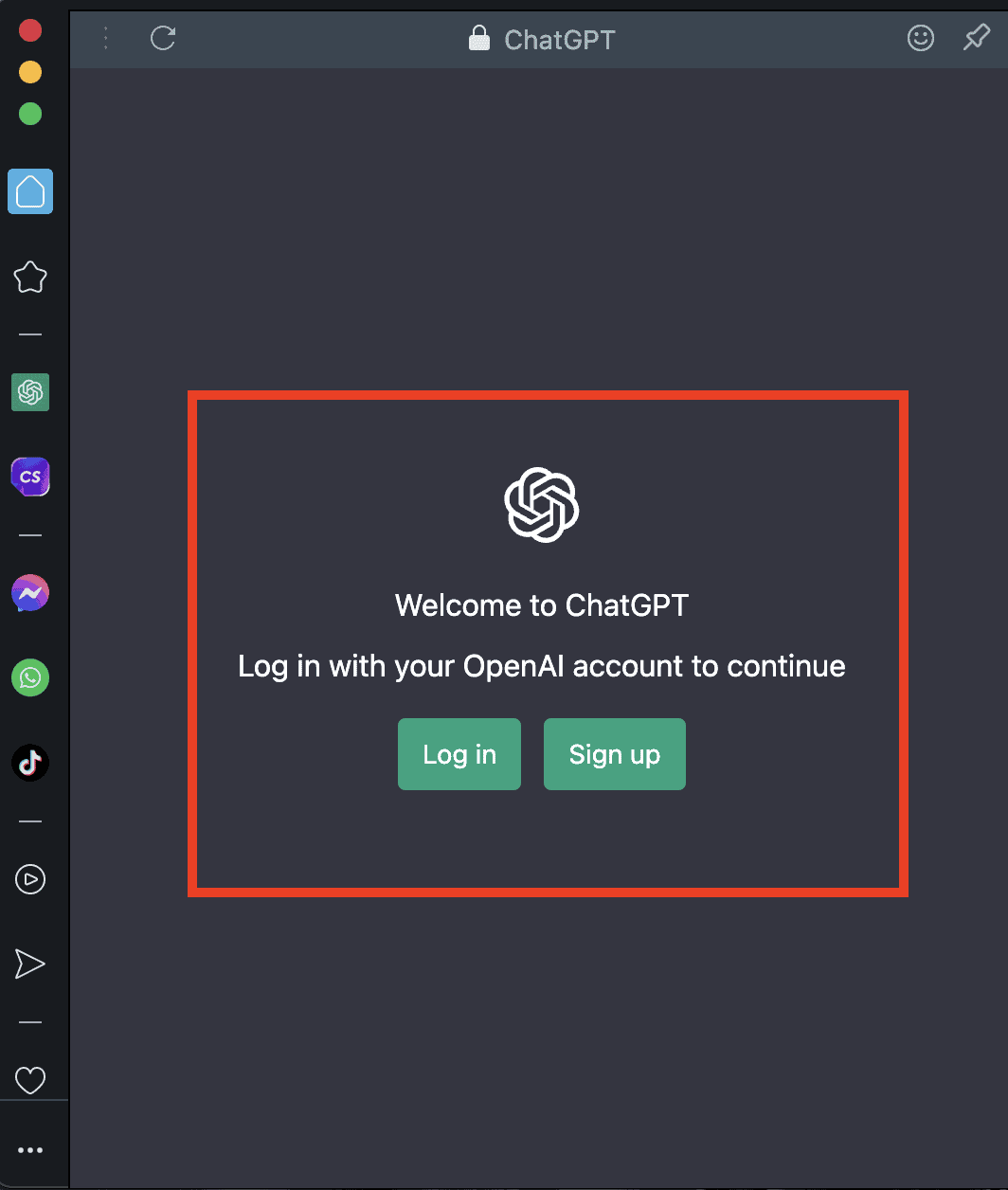 How to Use ChatGPT in the Opera Browser on Mac