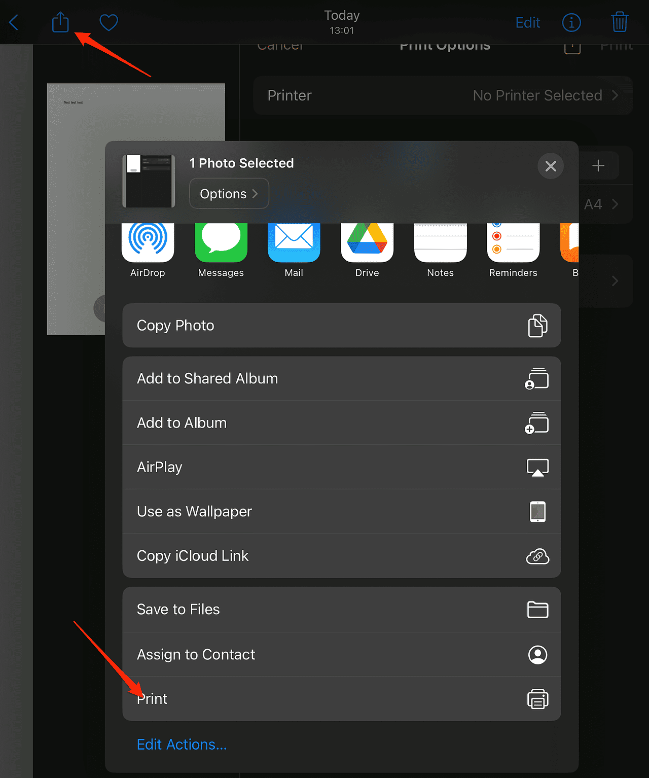 How to Print Documents from Pages on iPad