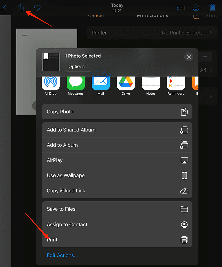 How to Print Documents from Pages on iPad
