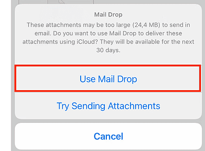 How to Use iCloud Mail Drop to Access and Send Files