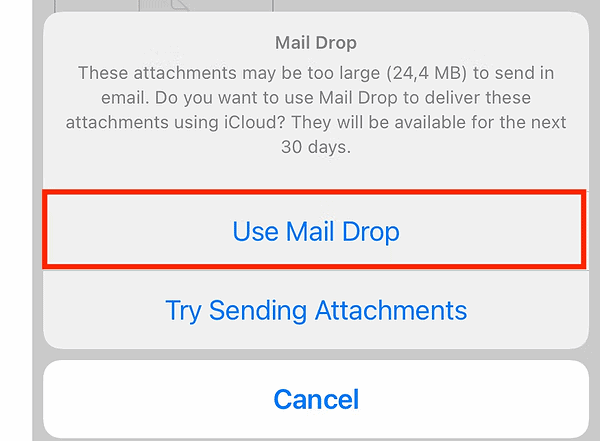 How to Use iCloud Mail Drop to Access and Send Files