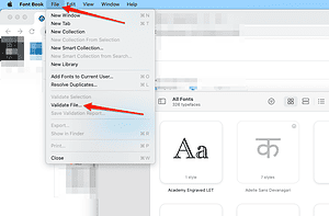 How to Install, Validate and Remove Fonts on Mac