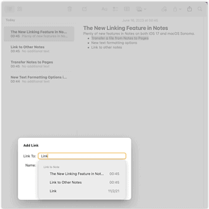 How to Link Notes in the Apple Notes App