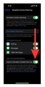 Sensitive Content Warning: Enable and use it iOS 17