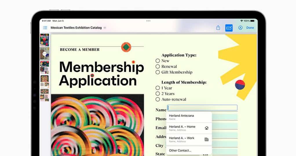 How to Use Enhanced AutoFill and Collaborate on PDF Files on iPhone ...