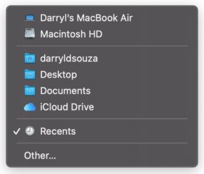 How to Clear Recents Folder on Mac