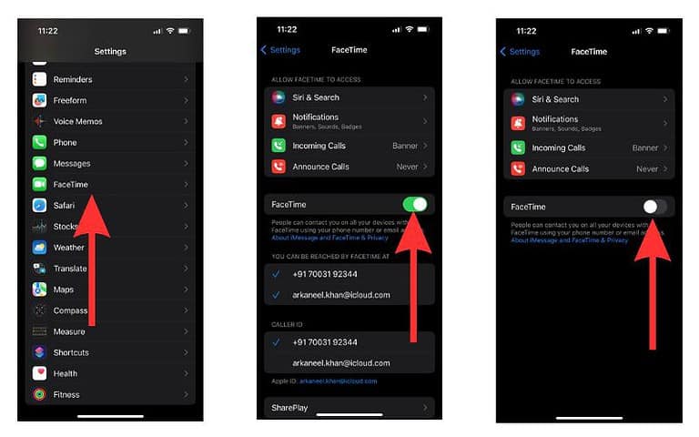 How To Turn Off FaceTime on iPhone