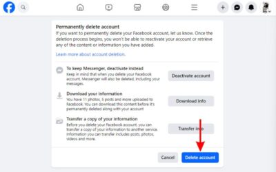 How To Delete or Deactivate Facebook on iPhone and Web Browser