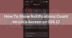 iOS 17: How To Show Notifications Count on Lock Screen - The Mac Observer