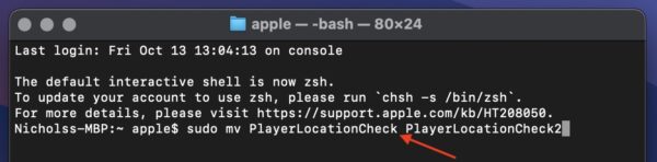 Remove Player Location Check From Mac