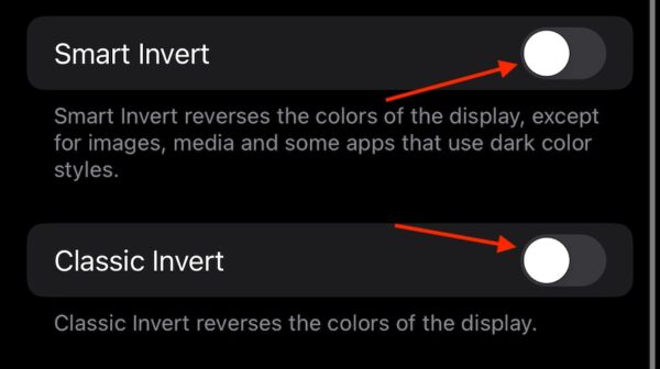 Solved: iPhone Randomly Inverts Colors
