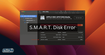Fixed: Mac SMART Error (This Disk Has S.M.A.R.T Errors)