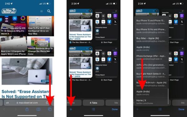 How to Restore Accidentally Closed Safari Tabs on iPhone - The Mac Observer